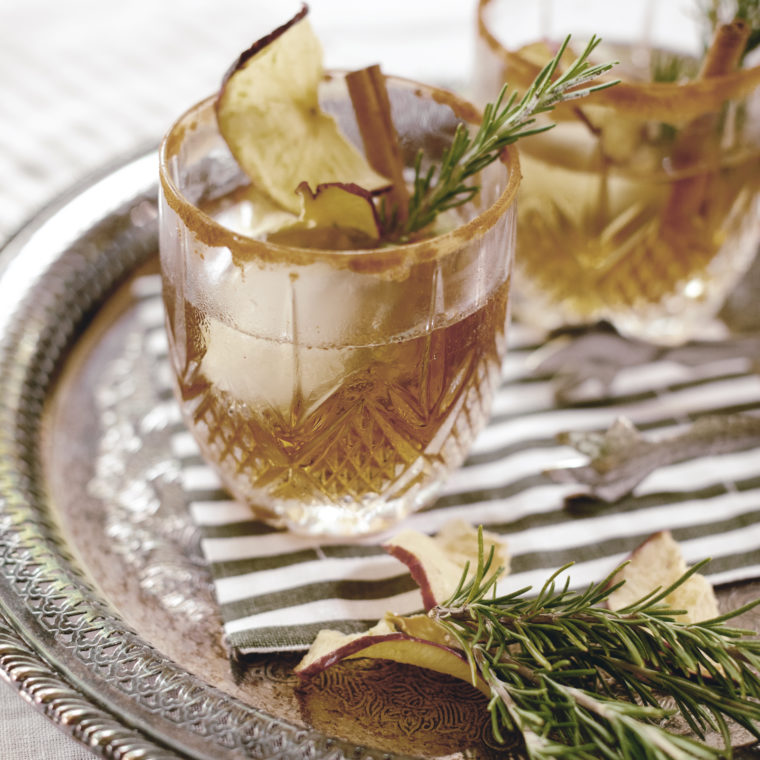 Fall Apple Cider Cocktail • Heirloomed Blog