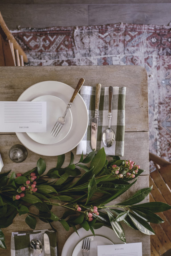 Setting a Personalized Christmas Table • Old Soul Blog