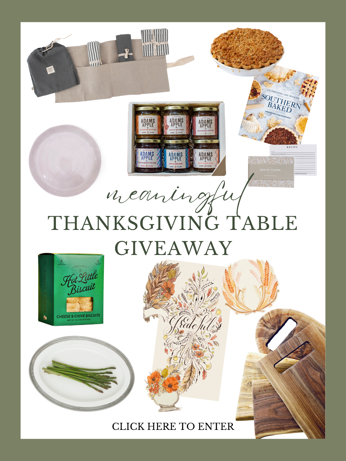 Meaningful Thanksgiving Table Giveaway • Heirloomed Blog